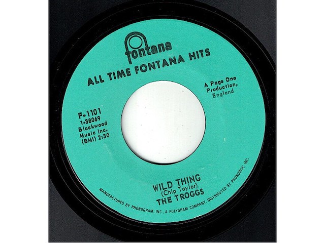 The Troggs – Wild Thing Vinyl, 7`, 45 RPM, Single