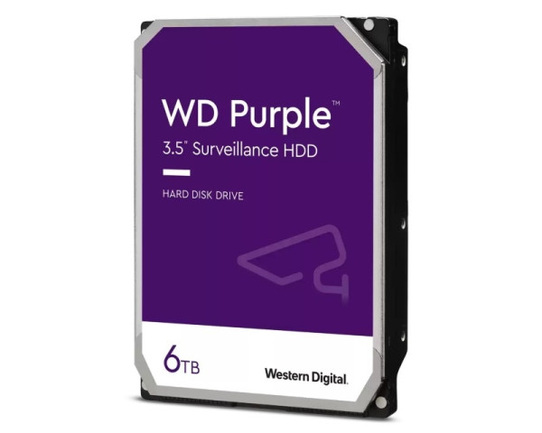 WD 6TB 3.5'' SATA III 64MB IntelliPower WD63PURZ Purple