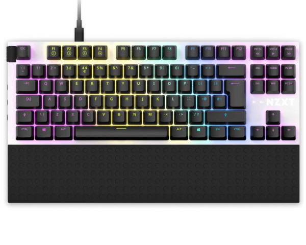 NZXT Function Tenkeyless mehanička tastatura UK bela (KB-1TKUK-WR)