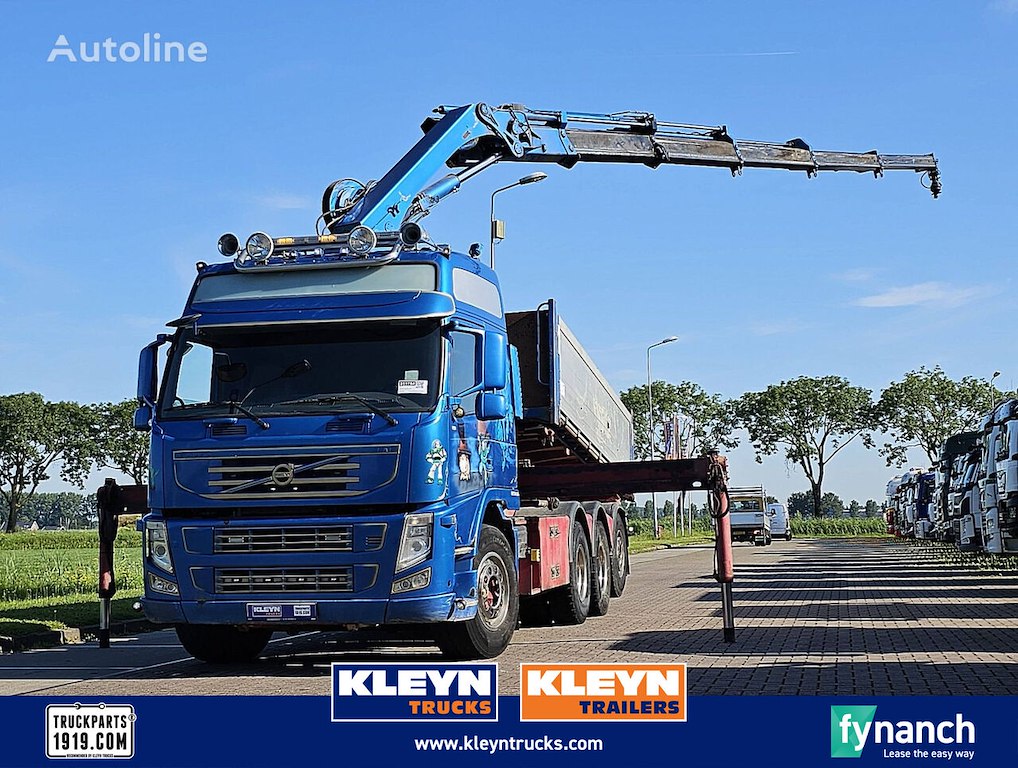 Volvo FM 13.500 8x4 hiab 244 ep-5 hi kamion s ravnom platformom