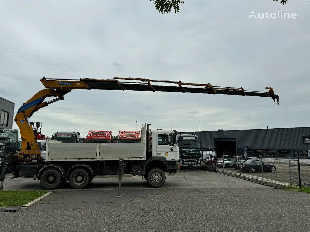 MAN 26.463 6X6 - EFFER 680 6S + REMOTE - FULL STEEL SUSP. - MANUAL G kamion s ravnom platformom