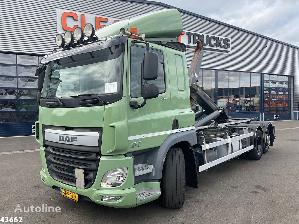 DAF FAR CF 370 Euro 6 VDL 21 Ton haakarmsysteem kamion rol kiper