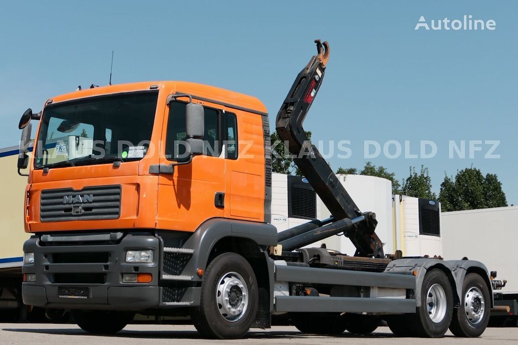 MAN TGA 26.480 Abrollkipper Unilift Lift-/Lenkachse kamion rol kiper