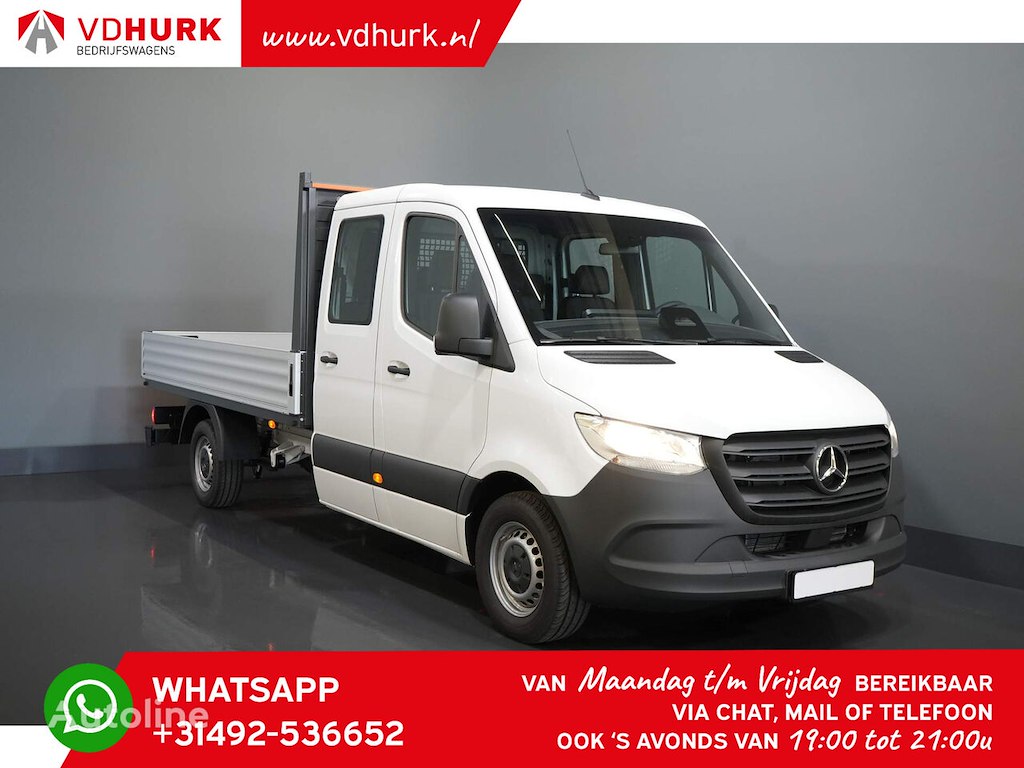 Novi Mercedes-Benz Sprinter 317 CDI L3 DC Dubbel Cabine 7 Pers. Open laadbak/ Pick kamion s ravnom platformom < 3.5t