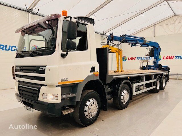 DAF CF85 360 8x4 Day Cab Flatbed Brick Grab kamion platforma