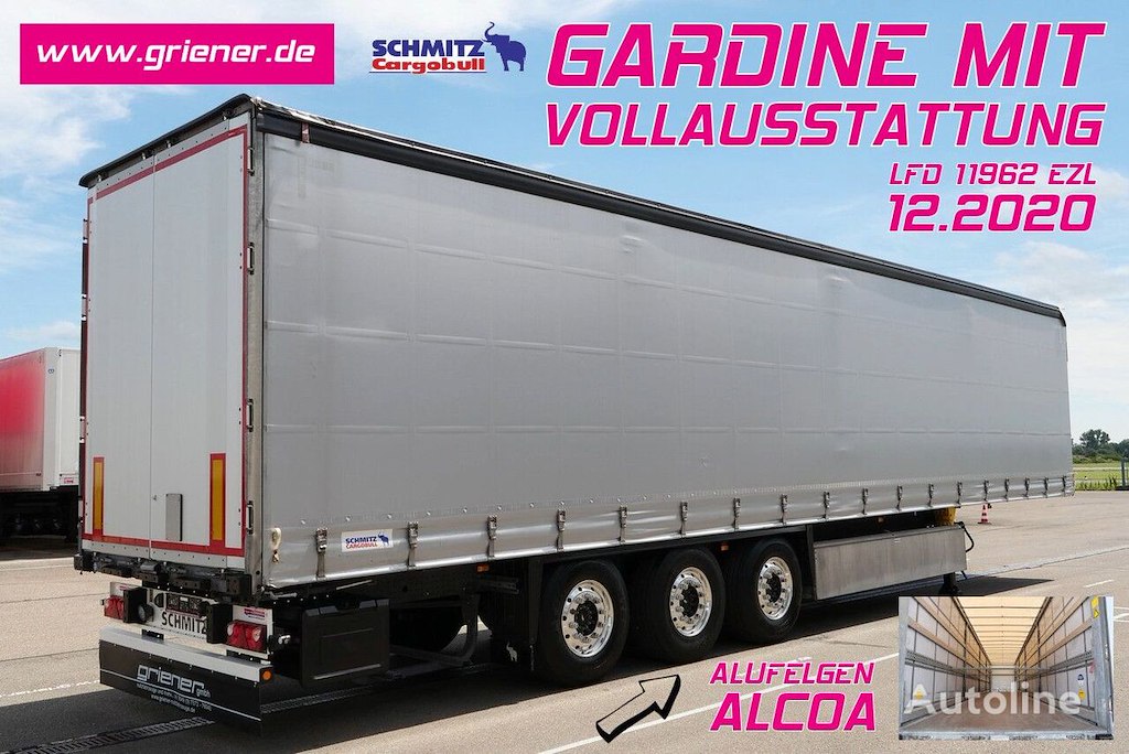 Nova Schmitz Cargobull SCS 24 / LASI 12642 XL / LIFT/ PAL24 ALUFELGEN poluprikolica sa kliznom ceradom