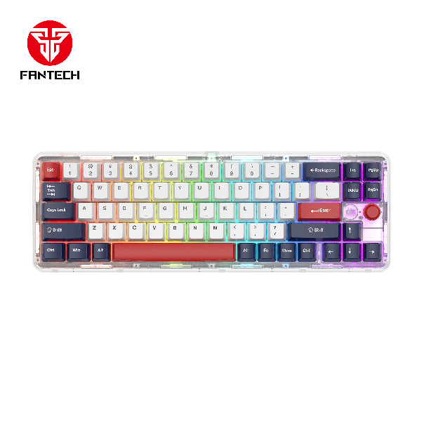 FANTECH Gejmerska mehanička tastatura MK911 MAXFIT70 CRNA London Tour Wireless (ŽUTI SWITCH)