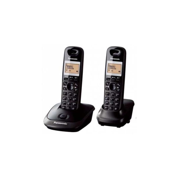 PANASONIC Bežični telefon KX-TG2512FXT DUO, crna