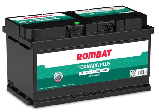 ROMBAT TORNADA PLUS 80Ah TB480