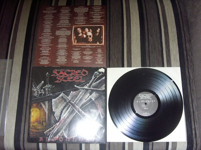 Sacred Steel – Bloodlust LP Metal Blade Germany 2000.