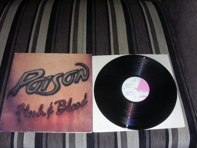 Poison – Flesh &; Blood LP Enigma Greece 1990.