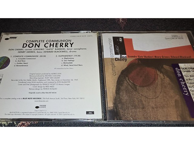 Don Cherry - Complete communion , ORIGINAL