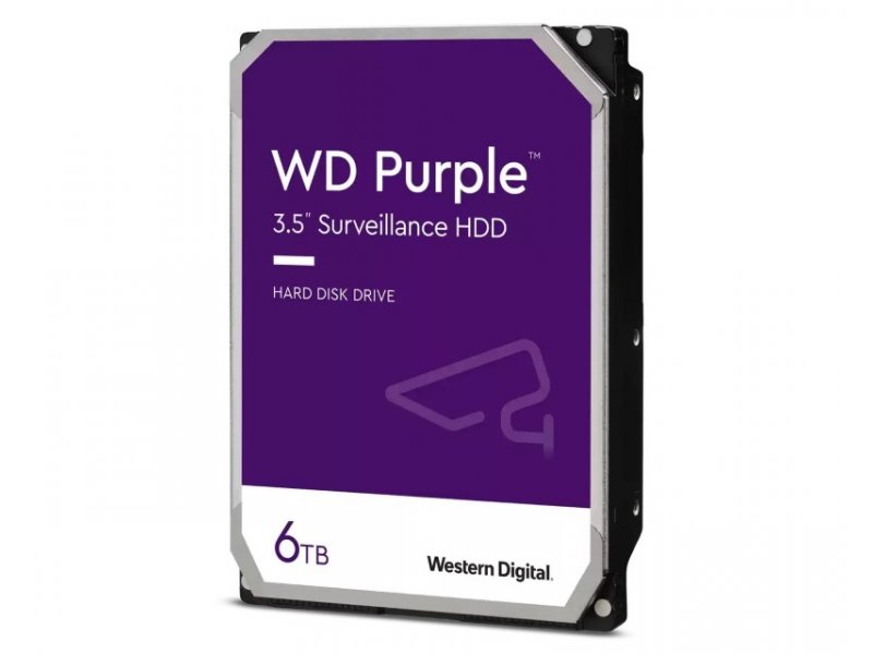 WESTERN DIGITAL PURPLE, 6TB, 3.5, SATA III 64MB INTELLIPOWER (WD63PURZ) CENA