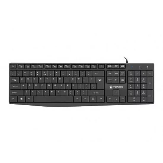 NATEC NAUTILUS, SLIM MULTIMEDIA TASTATURA, US RASPORED, USB, CRNA (NKL-1950) CENA