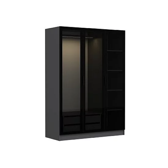 HANAH HOME ORMAR KALE ANTHRACITE BLACK 2271 CENA