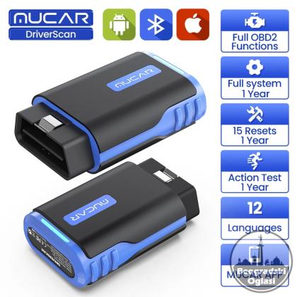 Mucar Driverscan Bluetooth OBD2 Dijagnostika