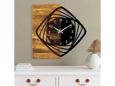 WALLXPERT ZIDNI SAT WOODEN CLOCK 4