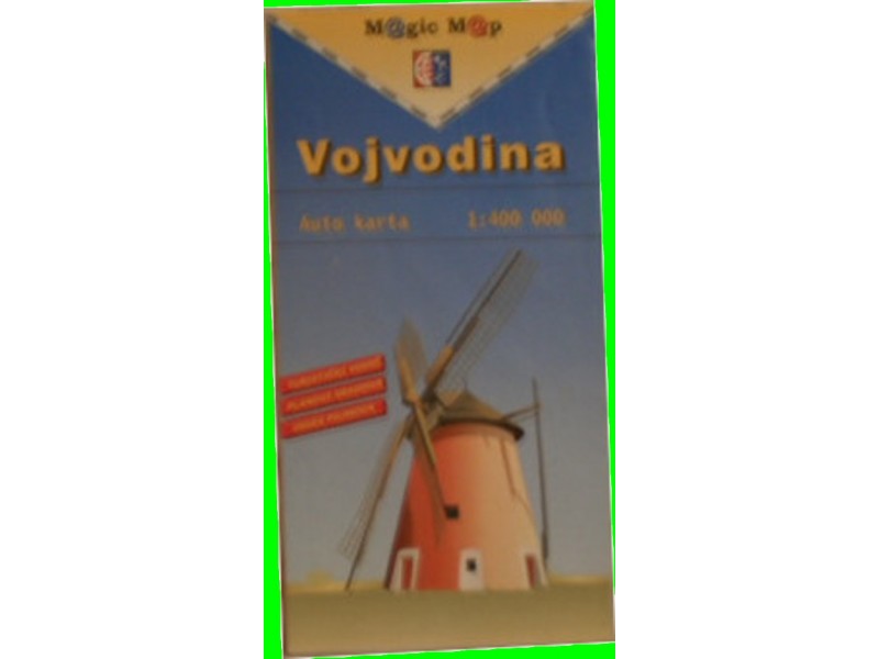 Auto karta Vojvodina 1:400 000