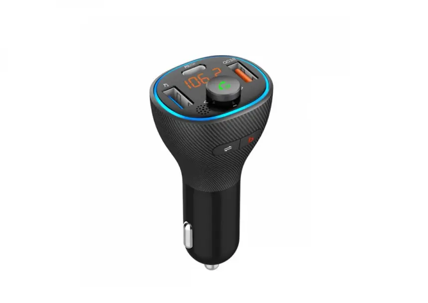 Xwave BT 87 FM transmiter za kola,Bluetooth LED Display,BASS booster,PD20W+QC3.0 brzo punjenje,38W