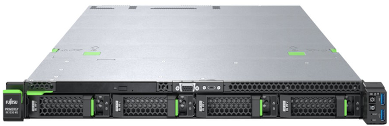 Fujitsu Server RX1330 M5/Intel Xeon 2334 4C 3.40GHz/32GB/4SFF/NoHDD/NoODD/500W/1U Rack/1Y,VFY:R1335SX032IN