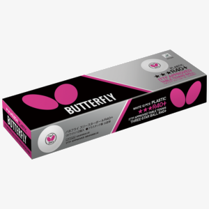 Butterfly – R40+ plastične 3*** loptice (12kom/pak)