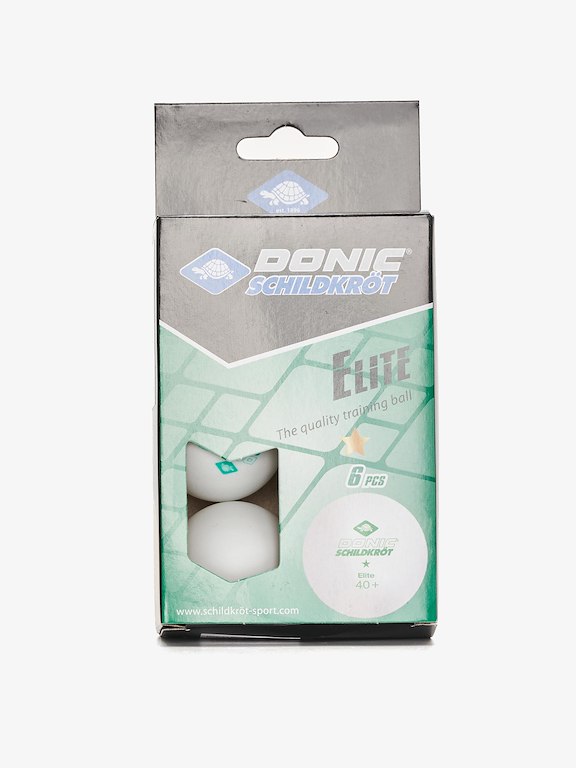 DONIC Elite – Bele loptice za stoni tenis