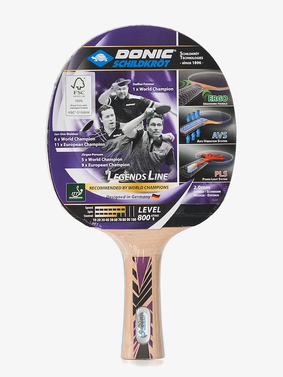 DONIC Legends 800 – Reket za stoni tenis