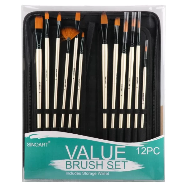 Pop brush Bruegel, set četkica, miks, bela, 12K