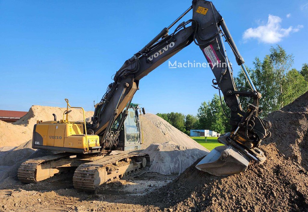 Volvo EC 160 CL + ROTOTILT + 3 BUCKE bager guseničar