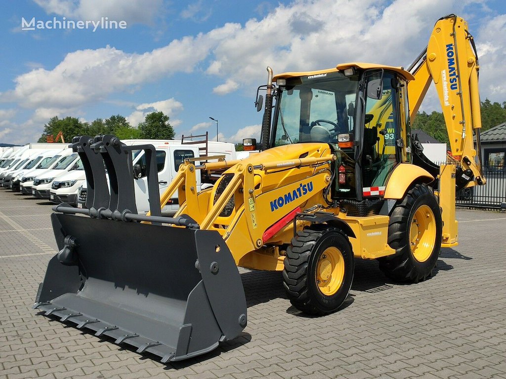 Komatsu WB93R-5E0 Szybko Złącze Zadbana Super Stan OKAZJA !!! bager-utovarivač