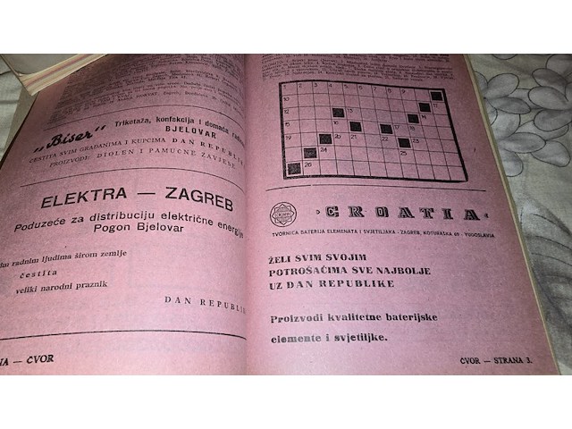 Enigmatski časopis Čvor , brojevi 1-10 iz 1968-me