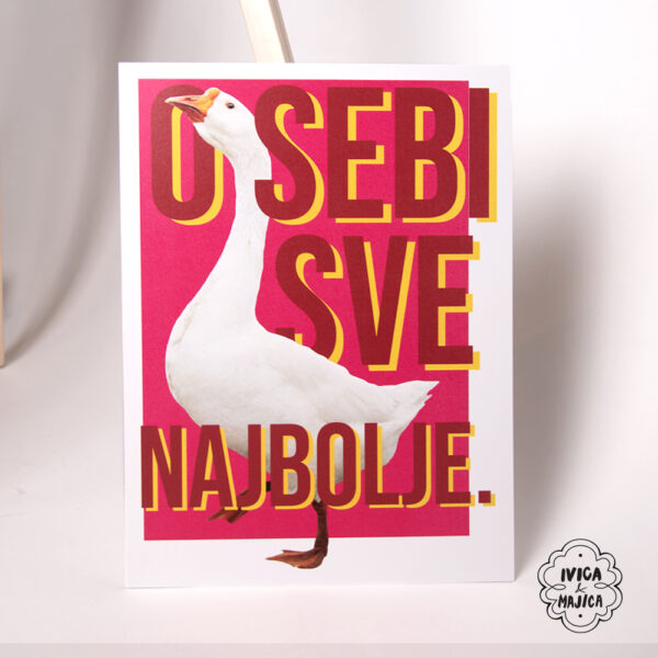 O sebi sve najbolje – Poster