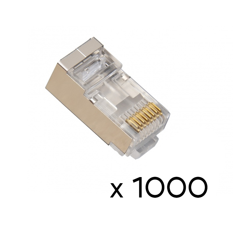 Konektor RJ45 metal CAT 6 8P8C JWD-AD82 1000 kom (metal)