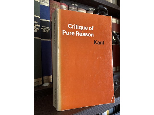 Imanuel Kant CRITIQUE OF PURE REASON