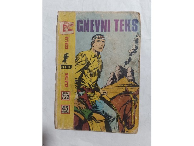 Tex Zlatna Serija 722 Gnevni Tex