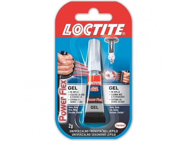 Super lepak u gelu Super Bond Power Flex 2g LOCTITE