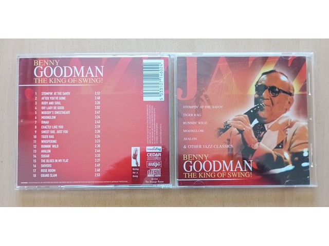 BENNY GOODMAN - The King Of Swing! (CD) Made in EU