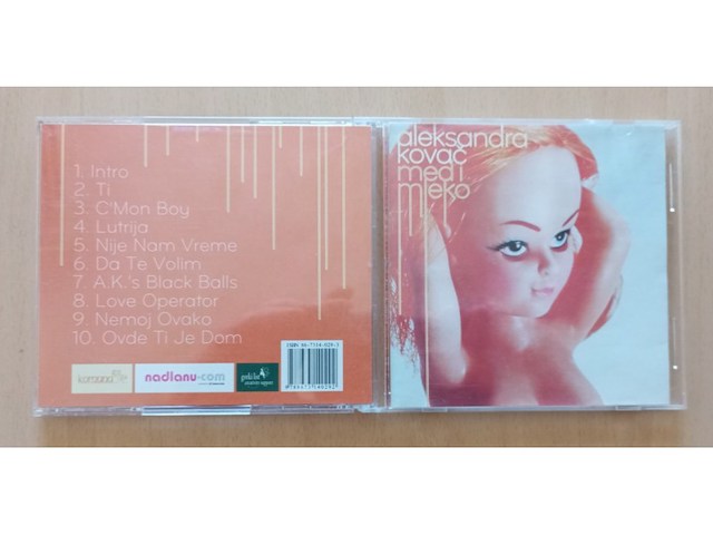 ALEKSANDRA KOVAČ - Med I Mleko (CD)