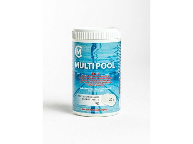 Tablete za bazen 5 u 1 Multi Pool 1kg 50kom po 20gr