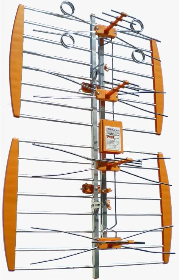 OSTALI Antena TV panel V3.1, Spoljna sa pojacalom, 17-32db, Alu, UHF/VHF/DVB-T2 FO-KES