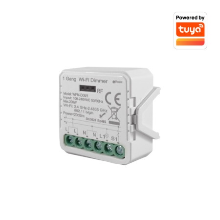 Wi-Fi smart prekidač-modul dimer, 1x200W ( WFM-D06/1 )