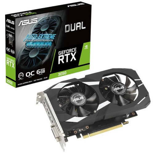 ASUS nVidia GeForce RTX 3050 6GB 96bit DUAL-RTX3050-O6G