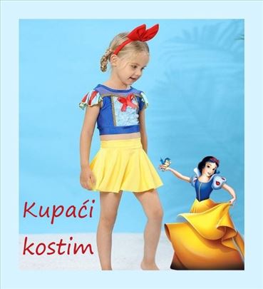 Snežana kupaći kostim za decu snow white sirena