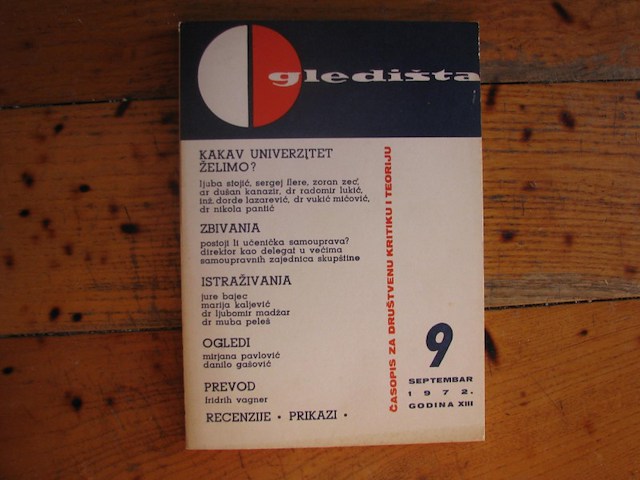 GLEDIŠTA 9/1972