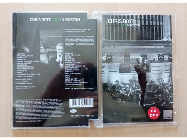 CHRIS BOTTI - In Boston (CD+DVD) Made in EU