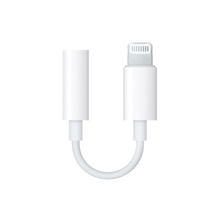 Adapter iPhone lightning na 3.5mm - slusalice beli