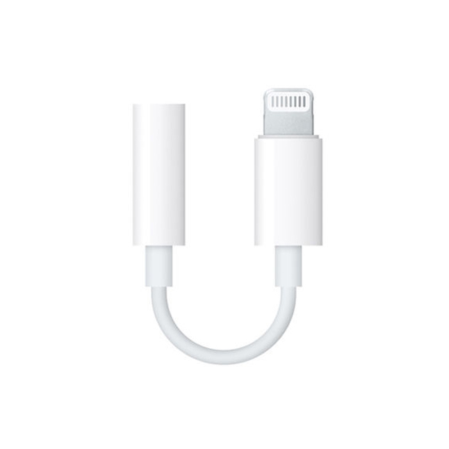 Adapter iPhone lightning na 3.5mm HQ - slusalice beli