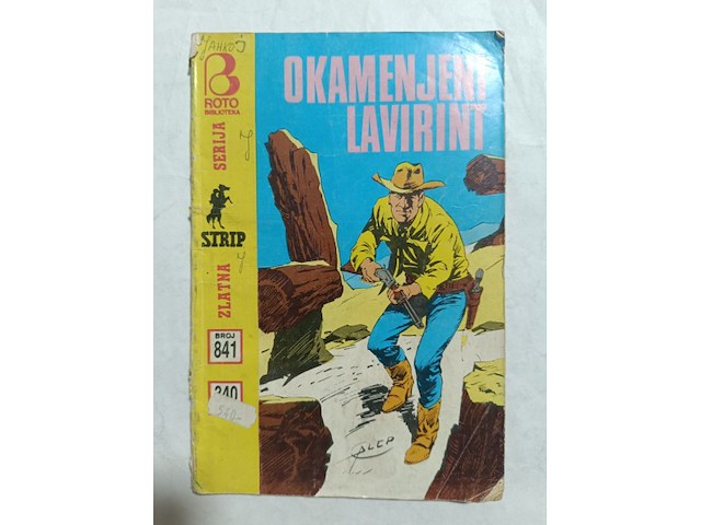 Tex Zlatna Serija 841 Okamenjeni lavirint