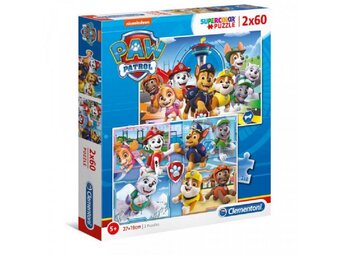 CLEMENTONI PUZZLE 2X60 PAW PATROL