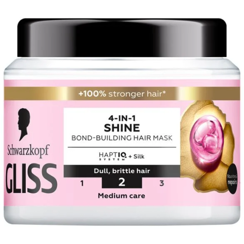 Gliss maska za kosu u teglici Shine 400ml